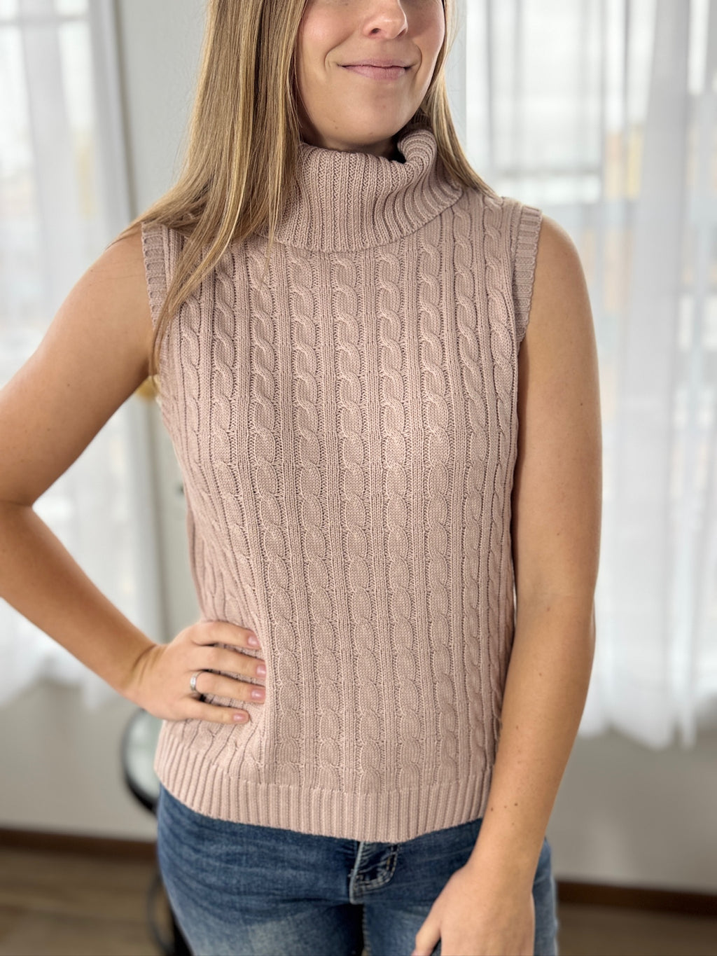 Abby Cable Knit – V-Rae’s Boutique